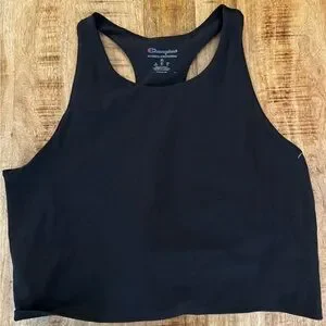 Champion | Intimates & Sleepwear | Champion Jet Black Performance Crop ...